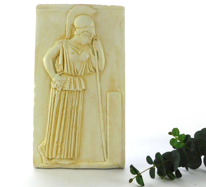 Thoughtful Athena relief